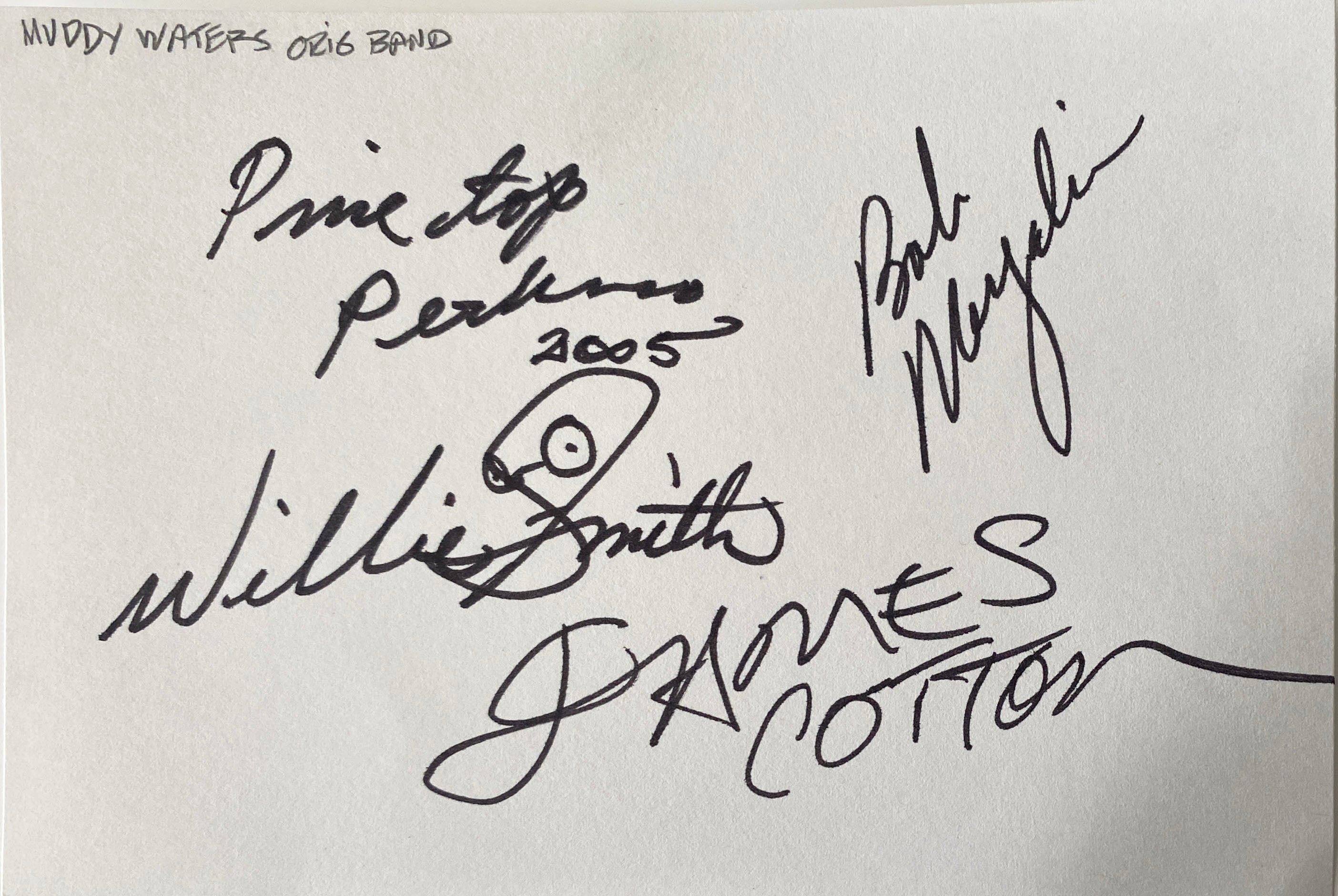Muddy Waters Band original signatures – Cool Stuff PD