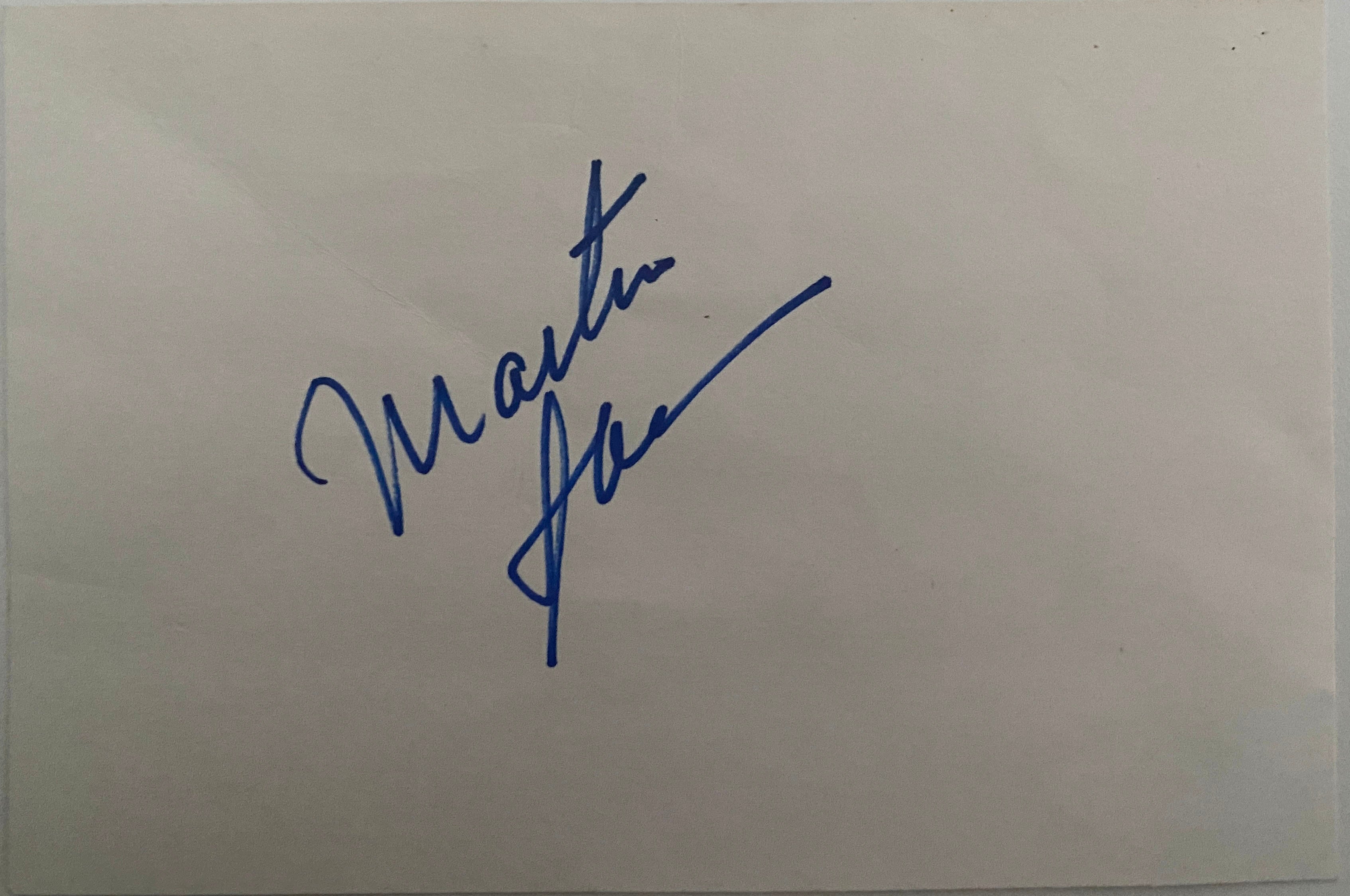 Apocalypse Now Martin Sheen original signature. GFA Authenticated ...